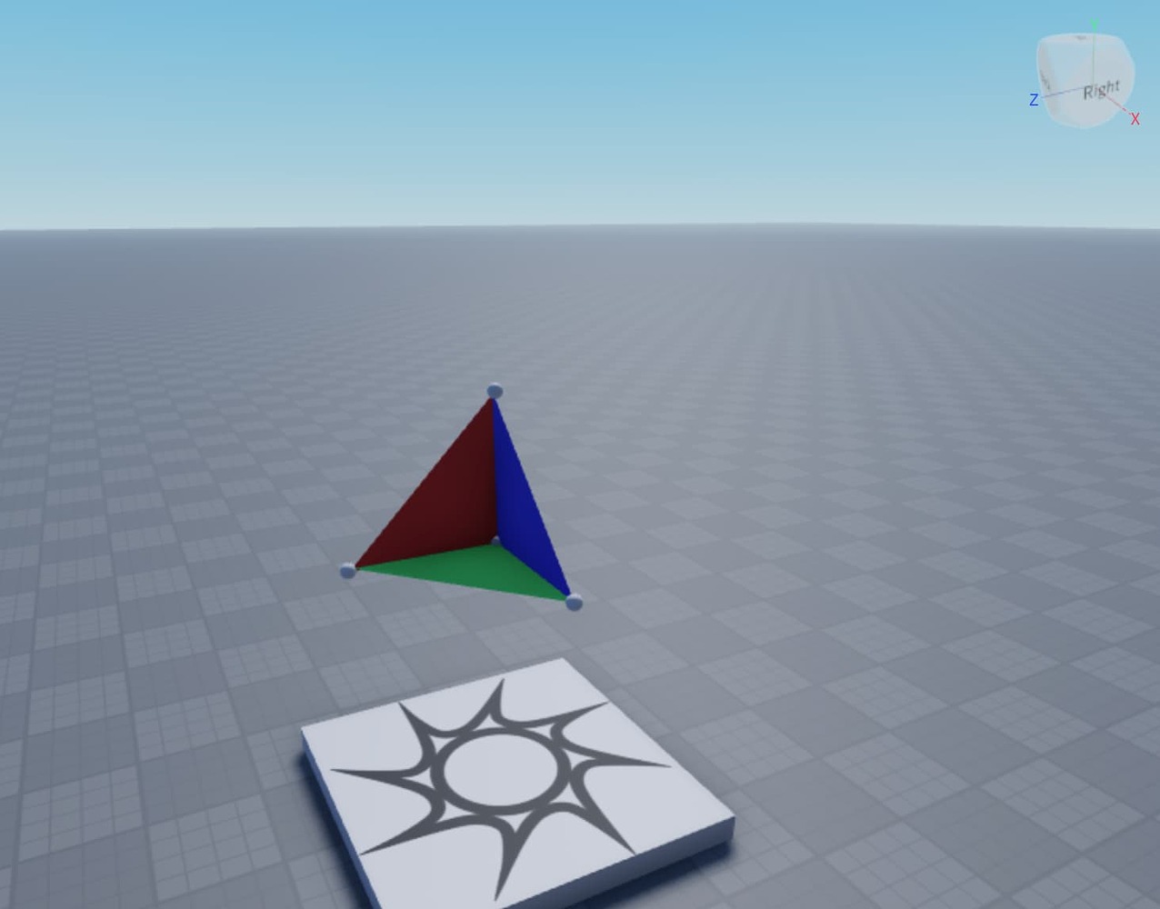 Simple mesh triangles don't render properly (or at all) if axis aligned ...