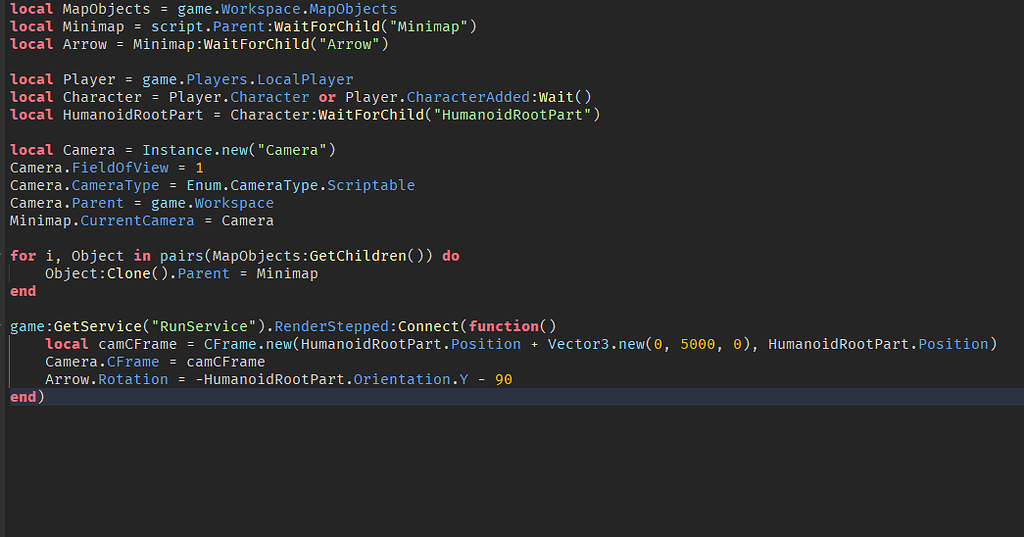 Minimap Rendering Scripting Support Developer Forum Roblox