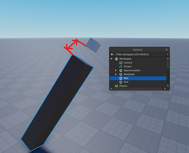 Positioning part on top of another rotated part of varying size - Scripting Support - Developer ...