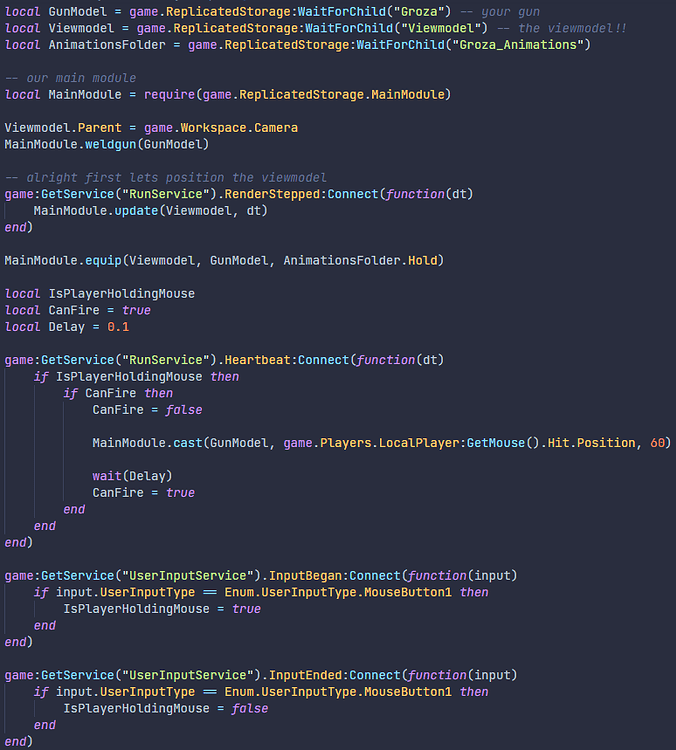 Designing an FPS Framework: Beginner's guide - Community Tutorials - Developer Forum | Roblox