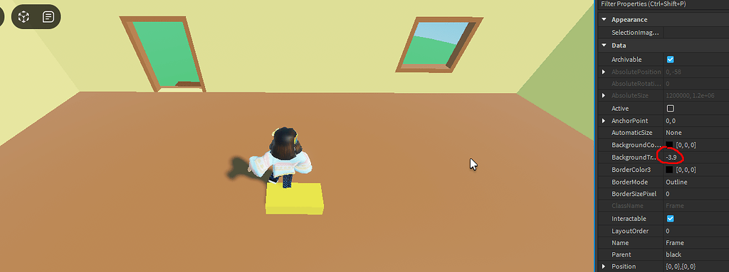 Problem with GUI frame BackgroundTransparency not working - Scripting Support - Developer Forum ...