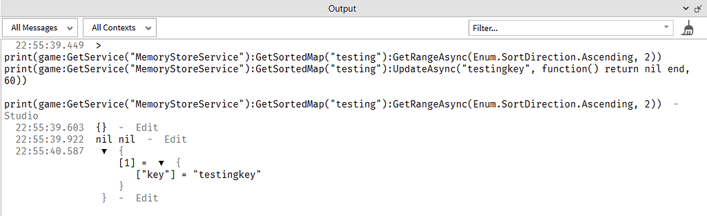 Aborting UpdateAsync on a key which does not exist still saves an entry ...