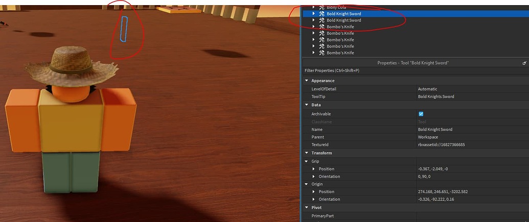 Weapon Spawner Spawning Invisible Tools Scripting Support Developer Forum Roblox