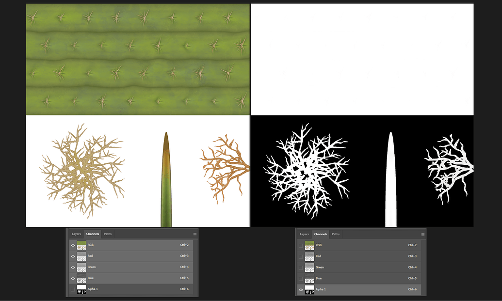 Texture Atlases - Creating Foliage Texture and Meshes - Roblox Staff ...