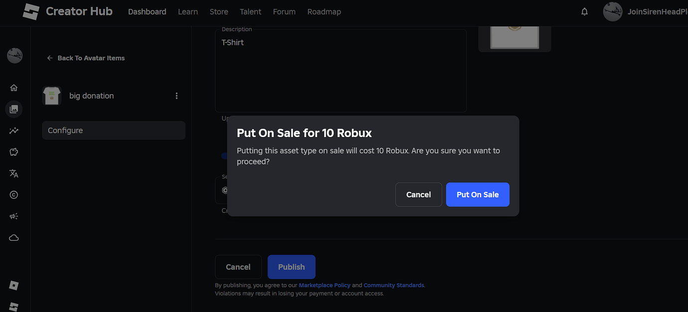Cant upload avatar items - Platform Usage Support - Developer Forum | Roblox