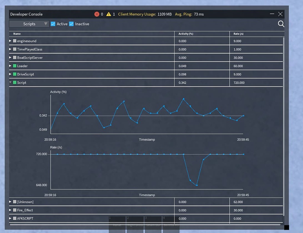 720 rate per second script - Platform Usage Support - Developer Forum ...