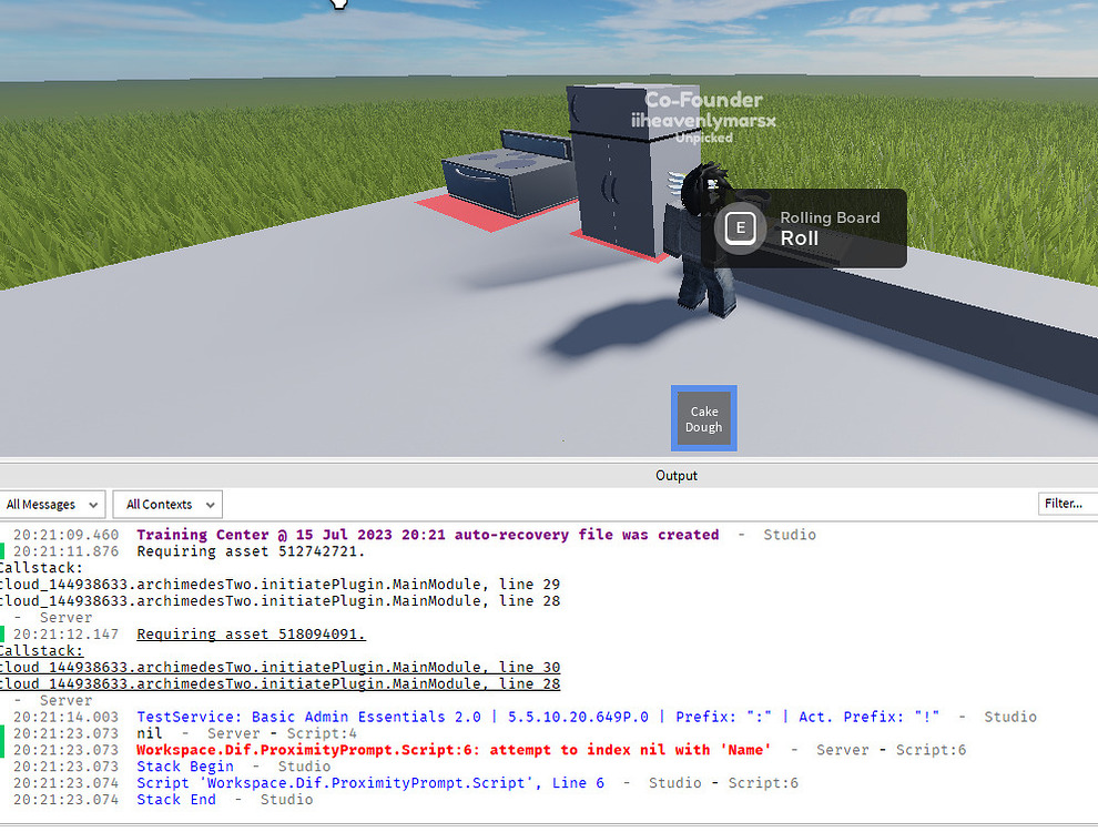 Need help on proximity prompt and tool - Page 2 - Scripting Support - Developer Forum | Roblox