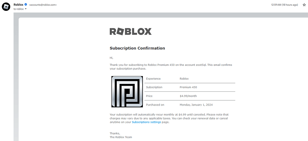 Premium confirmation email shows placeholder date - Purchasing Bugs ...