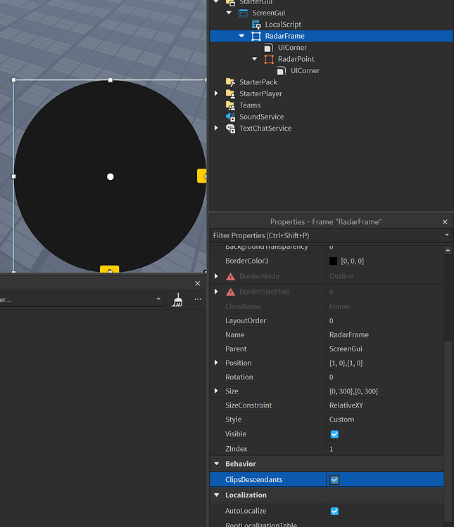 Radar system on ScreenGui - Community Tutorials - Developer Forum | Roblox