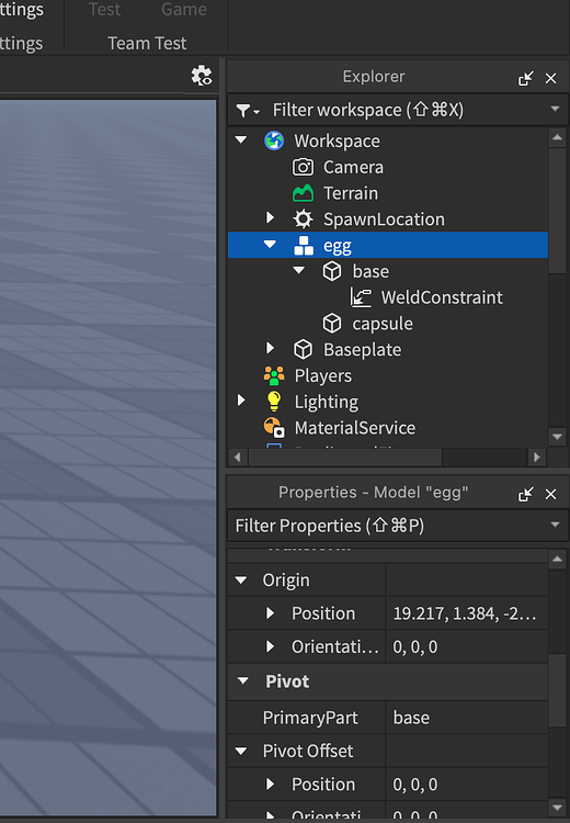 Welded Parts not showing in Viewport Frame - Scripting Support - Developer Forum | Roblox