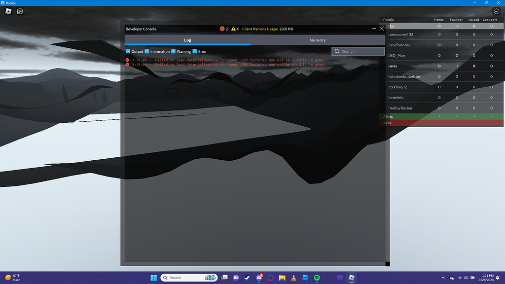 StarterGui and Character loading broken since latest Client update (609 ...