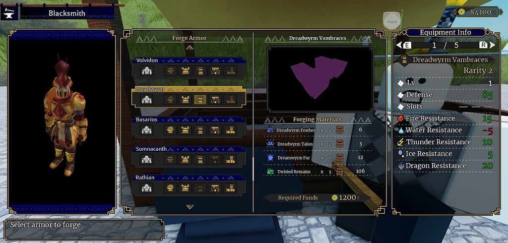 Monster Hunter Blacksmith UI Remake - Creations Feedback - Developer ...