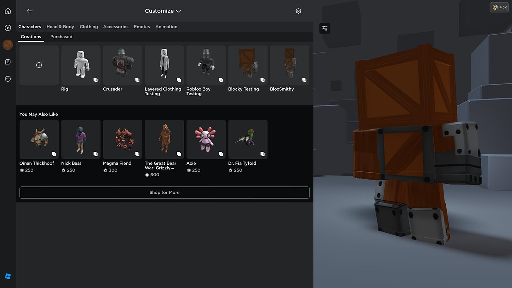 Missing Roblox-uploaded bundle head - Catalog Asset Bugs - Developer ...