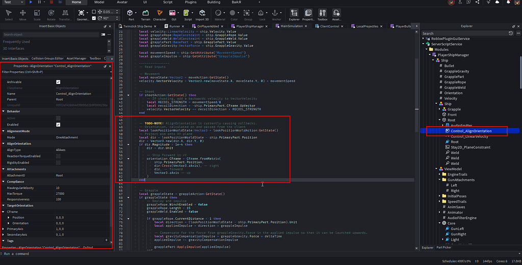 AlignOrientation under Server Authority does not work - Engine Bugs ...