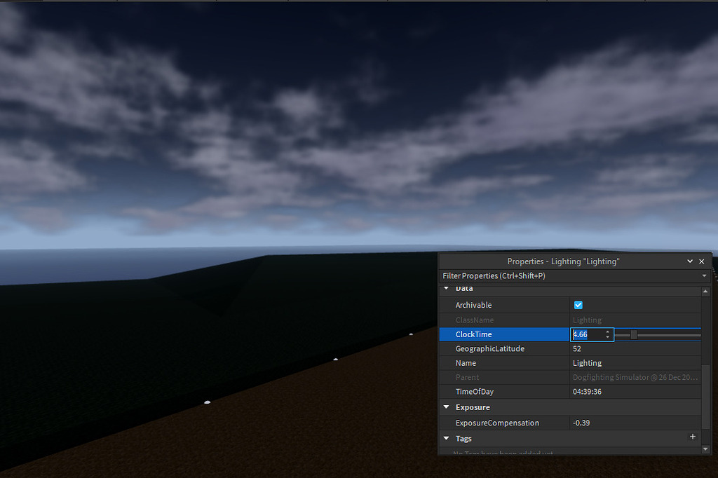 Lighting ridiculously dark during specific hours of the day - Scripting Support - Developer ...