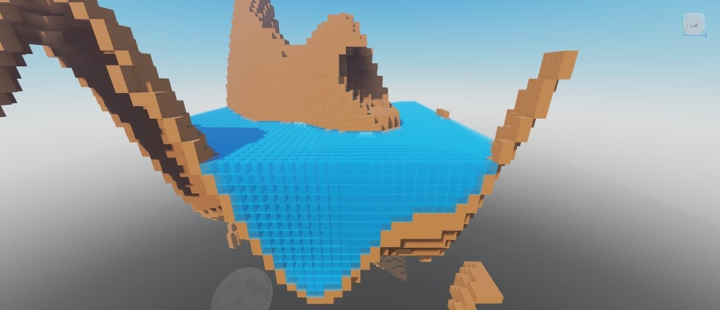 Too many water blocks on my 3D grid terrain system - Scripting Support - Developer Forum | Roblox