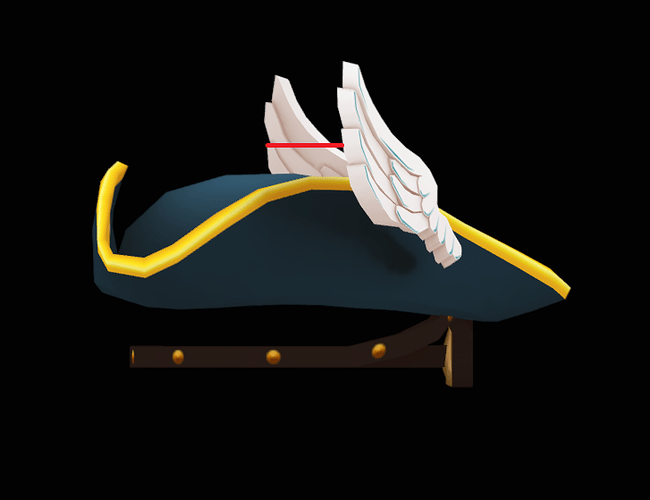 Captain Steampunk hat has asymmetrical wings - Catalog Asset Bugs ...