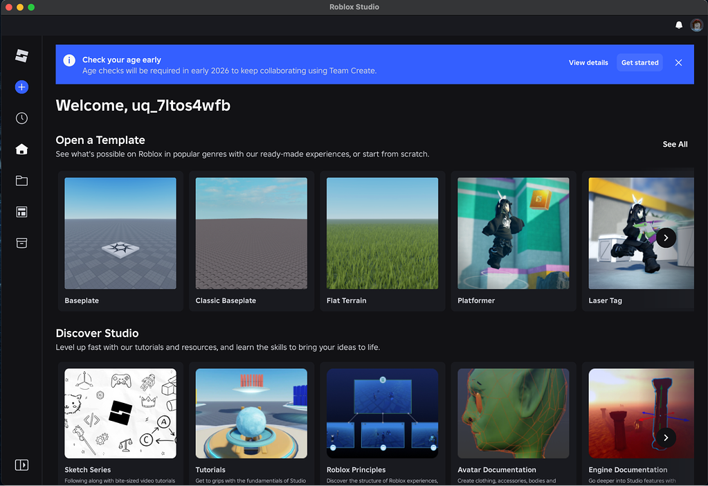 Age Check Notifications in Studio and Creator Hub - Announcements ...