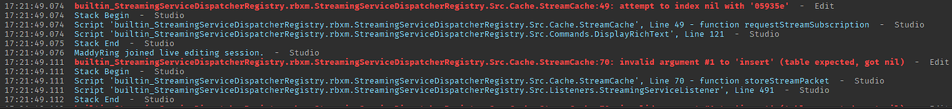 Just went on studio and got all these errors? - Scripting Support - Developer Forum | Roblox