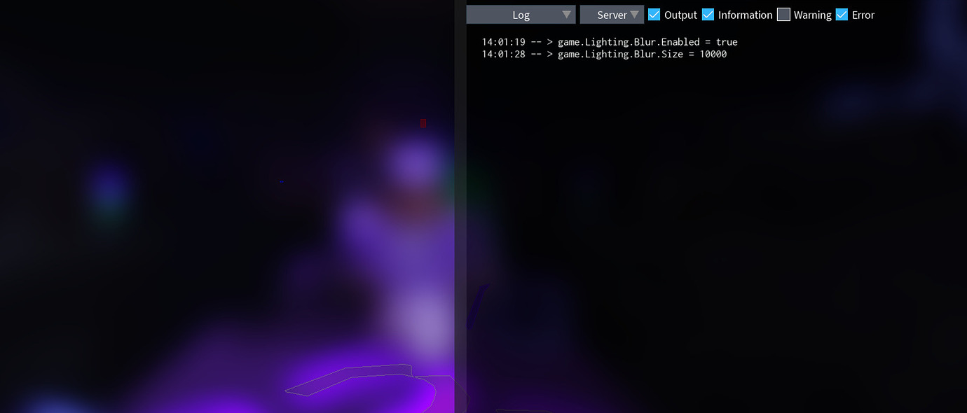 HightlightDepthMode NOT Blurring during a Disconnection In-Game ...