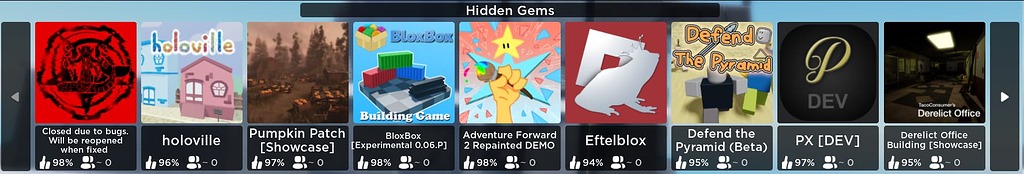 Game Discovery Hub - Community Resources - Developer Forum | Roblox