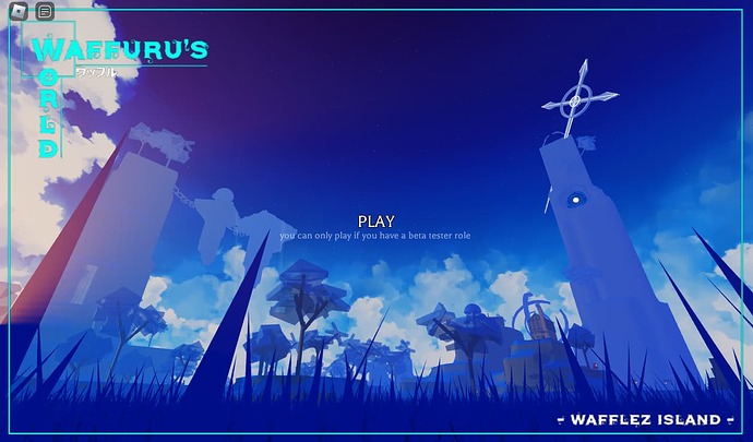 Waffuru's World - MMORPG Open World - Creations Feedback - Developer Forum | Roblox