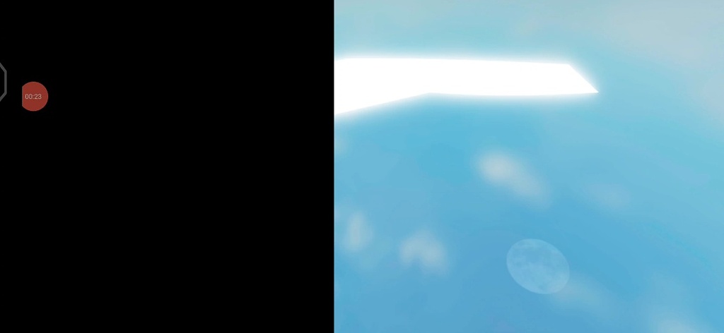 Blink unloaded game scenes before the splash screen appears on mobile ...