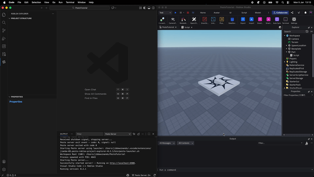 [0.2.3] Pesto: VS Code ↔️ Roblox Studio Sync Tool - Page 3 - Community ...