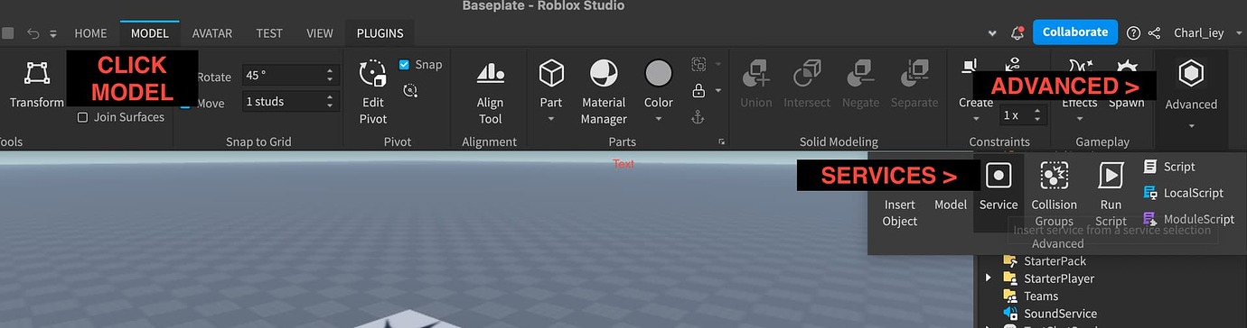 How am I supposed to unhide the "Chat" service in Roblox Studio? (Legacy Chat) - Scripting ...