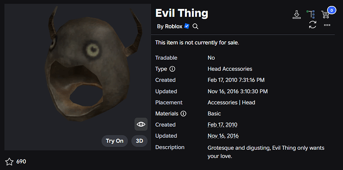 "Evil Thing" has a typo in its description - Catalog Asset Bugs ...