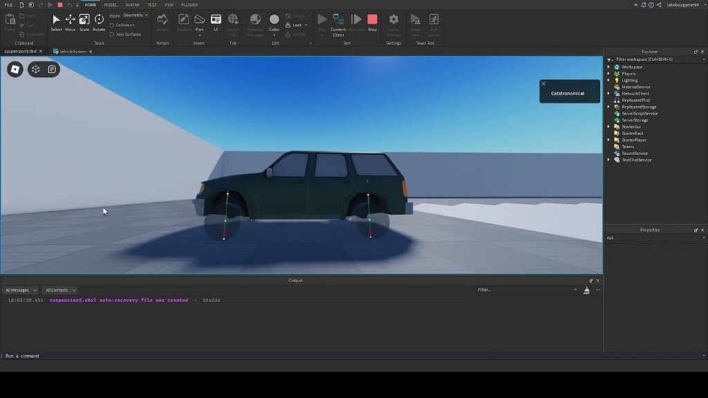 Trying to create Ray-cast Suspension; Editable, Open, Stable and Optimized - Scripting Support ...