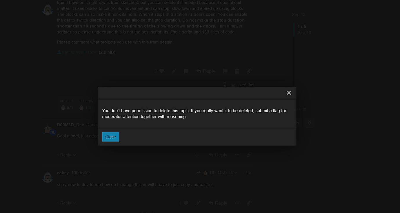 Open Source! Roblox Tram/Train - Community Resources - Developer Forum | Roblox