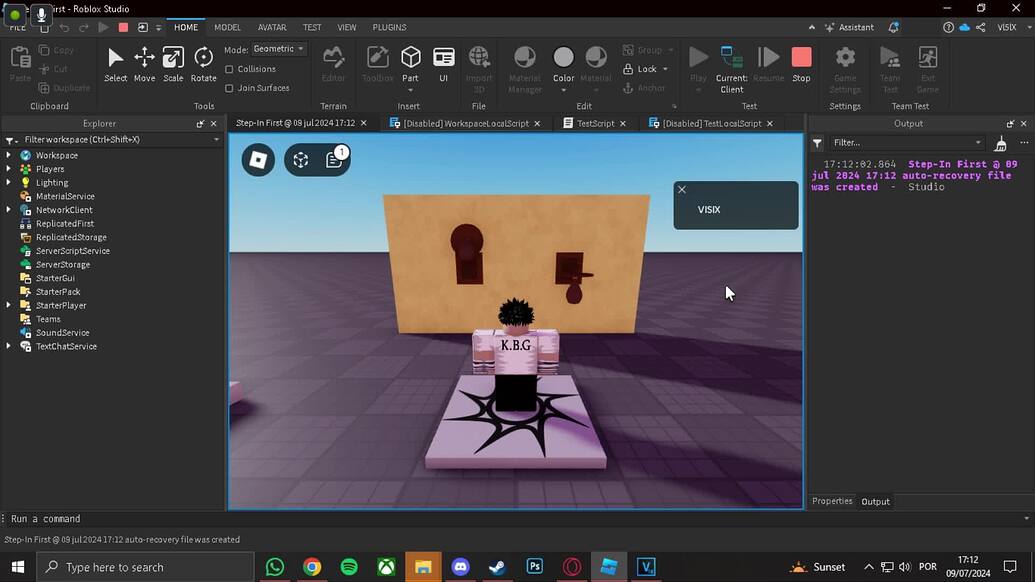 Localscripts Placed In The Workspace Do Not Work Scripting Support Developer Forum Roblox 