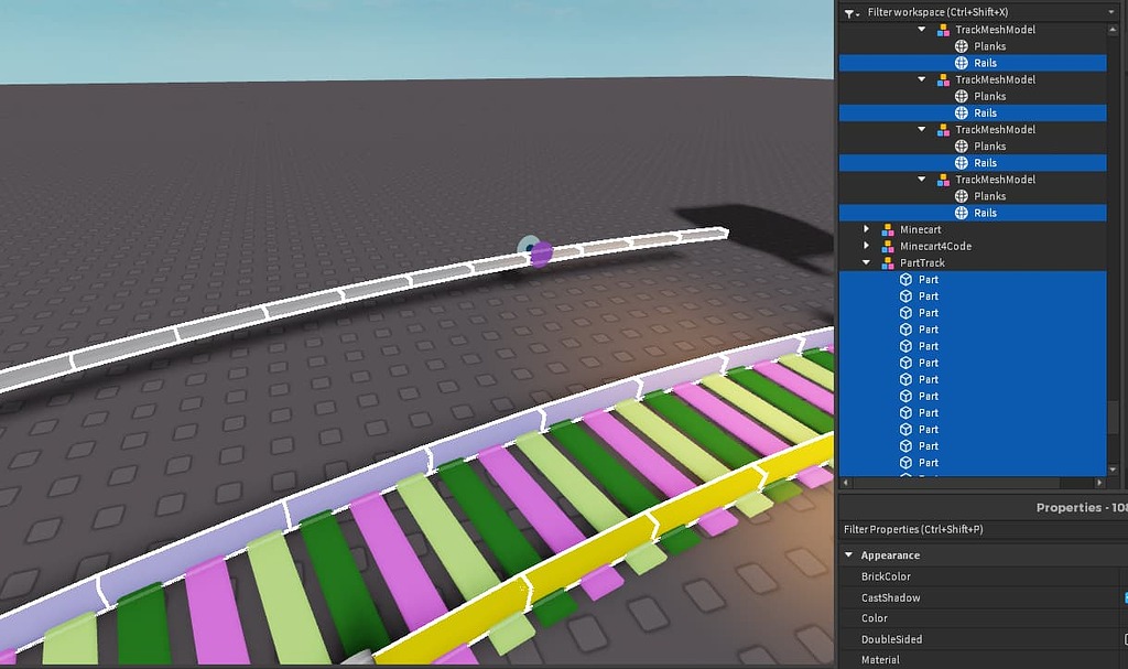 Rolling parts get caught on edges between parts - Building Support ...