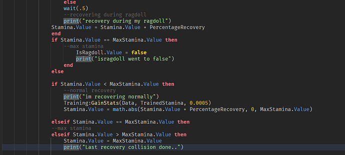 Add Stamina Problems - Scripting Support - Developer Forum | Roblox
