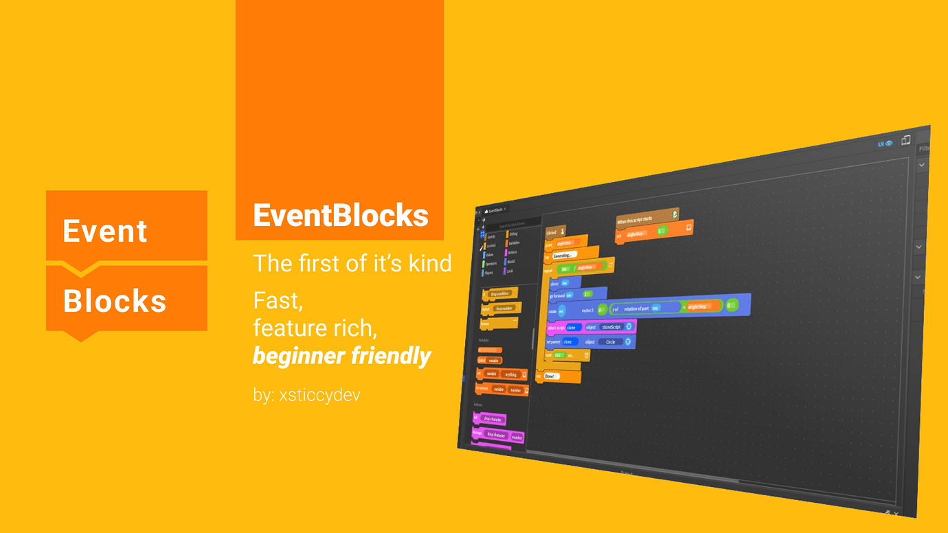 Visual scripting plugin | EventBlocks - Community Resources - Developer ...