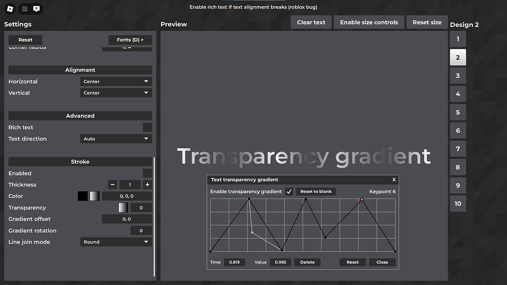 Preview roblox's fonts - Community Resources - Developer Forum | Roblox