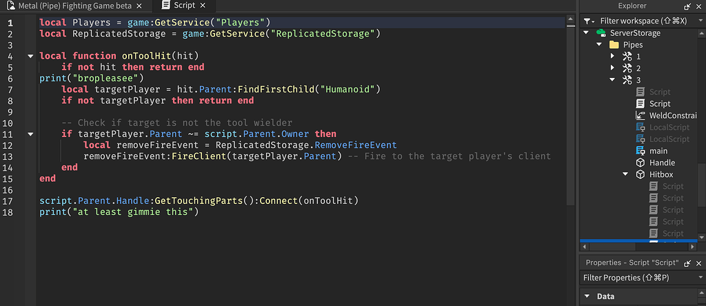 How to make this tool (in a folder in server storage) actually - Scripting Support - Developer ...