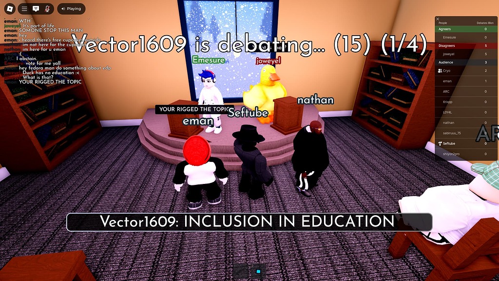 Feedback on my new debate game - Creations Feedback - Developer Forum ...