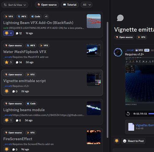 Advanced modular VFX Plugin (+7,000 assets & add-ons) - Community Resources - Developer Forum ...