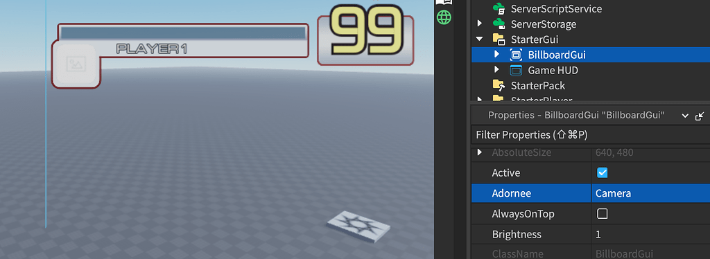How can I make a BillboardGUI behave like a ScreenGUI? - Scripting Support - Developer Forum ...