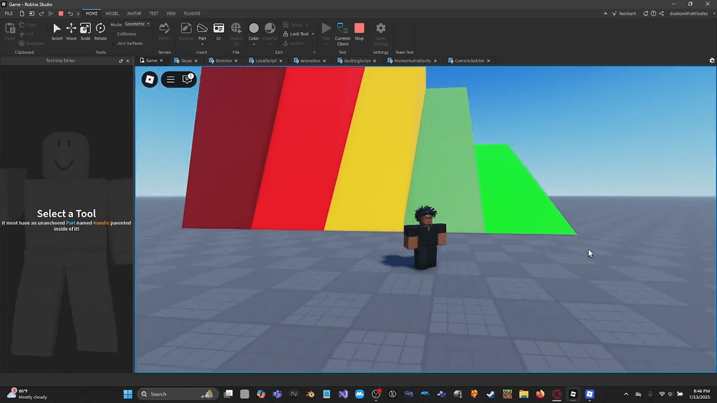 Advanced Slope Tilting Guidance? - Scripting Support - Developer Forum | Roblox