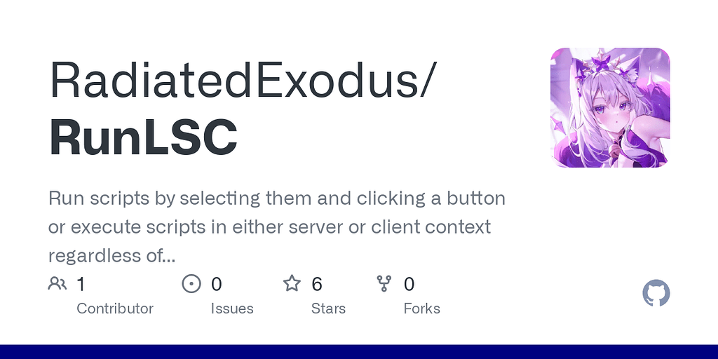 RunLSC - Run script(s) by selecting them and clicking a button - Community Resources - Developer ...