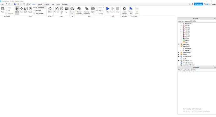 Roblox studio | Blank screen while testing - Platform Usage Support ...