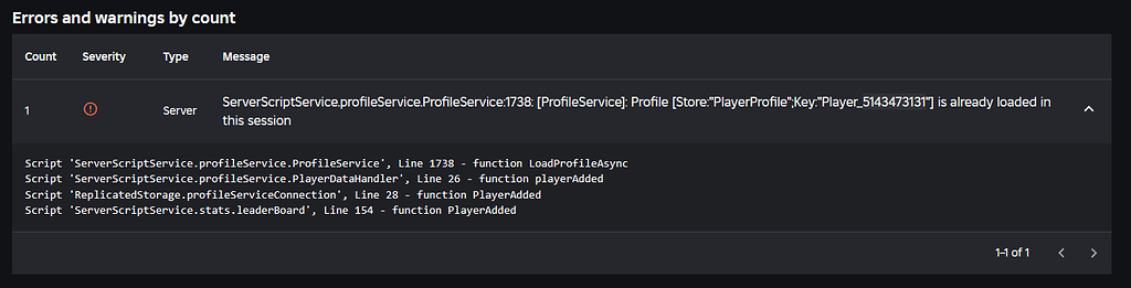 Need Help Debugging a HUGE ProfileService Error - Scripting Support - Developer Forum | Roblox