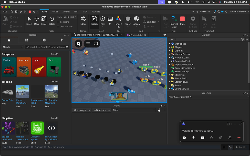 Issue with server to client replication physics - Scripting Support ...