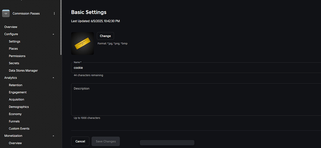 Unable to change gamepass prices - Creator Hub (create.roblox.com) Bugs - Developer Forum | Roblox