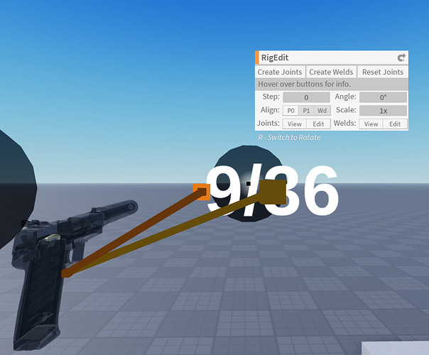 How can I connect between a part in workspace and gui with a line ...