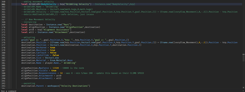 Difference Between Velocity & Position - Scripting Support - Developer Forum | Roblox