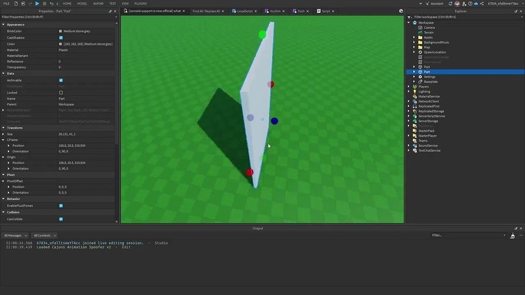 Resizing parts causes lag and script autocomplete just does not work - Scripting Support ...